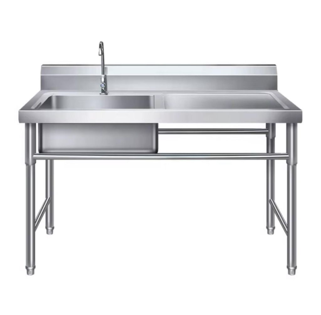 Single Sink + Table 120x60x85 » GN.GE